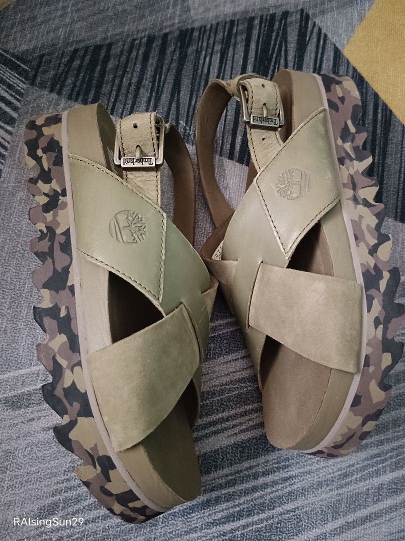 Timberland platform sandals on Carousell