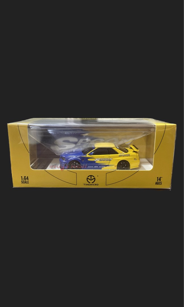 TimeMicro 1:64 Nissan Skyline GT-R [R34] SPOON SPORTS, Hobbies & Toys ...