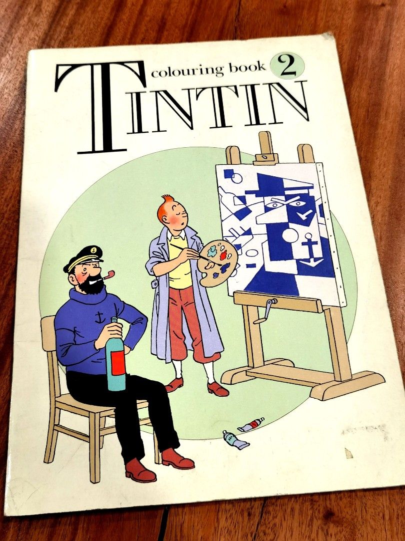 tintin coloring book