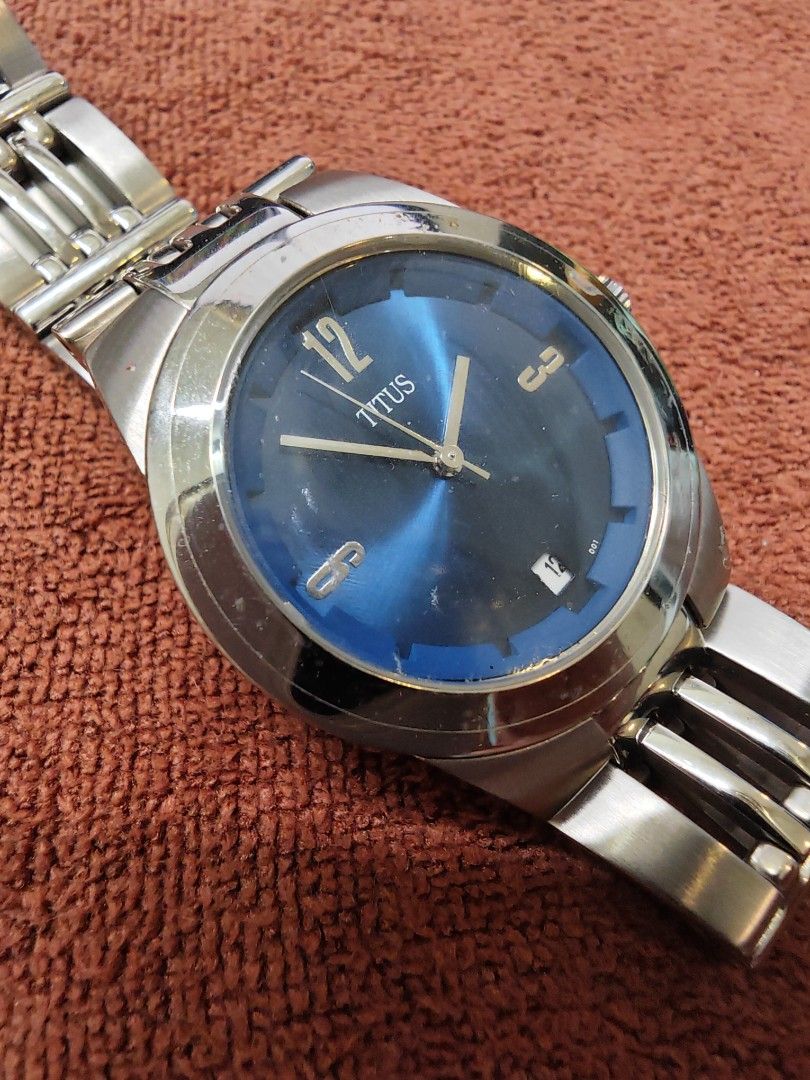 Titus stainless steel watch 34mm, Men's Fashion, Watches & Accessories ...