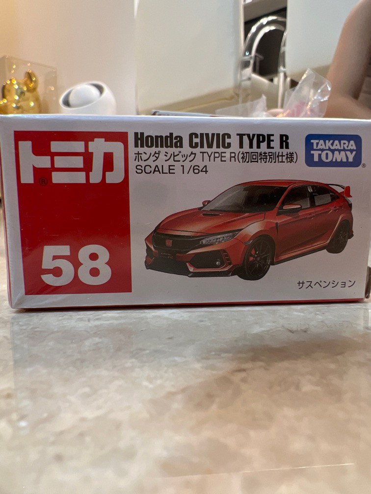 Tomica Honda Civic Type R, Hobbies & Toys, Toys & Games on Carousell