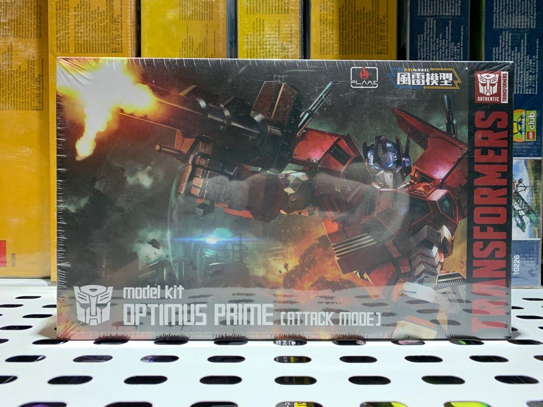 Transformers generations authentic optimus prime platinum attack mode ...