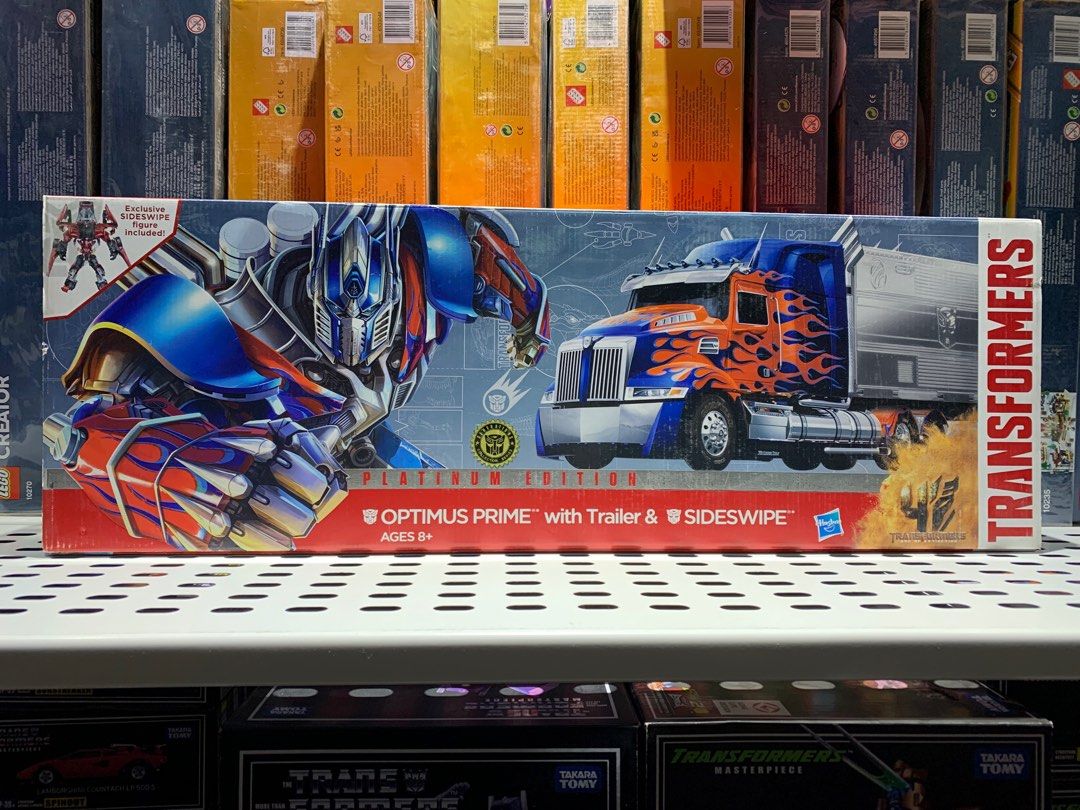 Transformers generations authentic optimus prime platinum attack mode ...