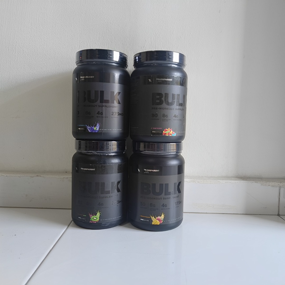 Transparent Labs Pre workout | Bulk Black High Stim Pre Workout, Health ...
