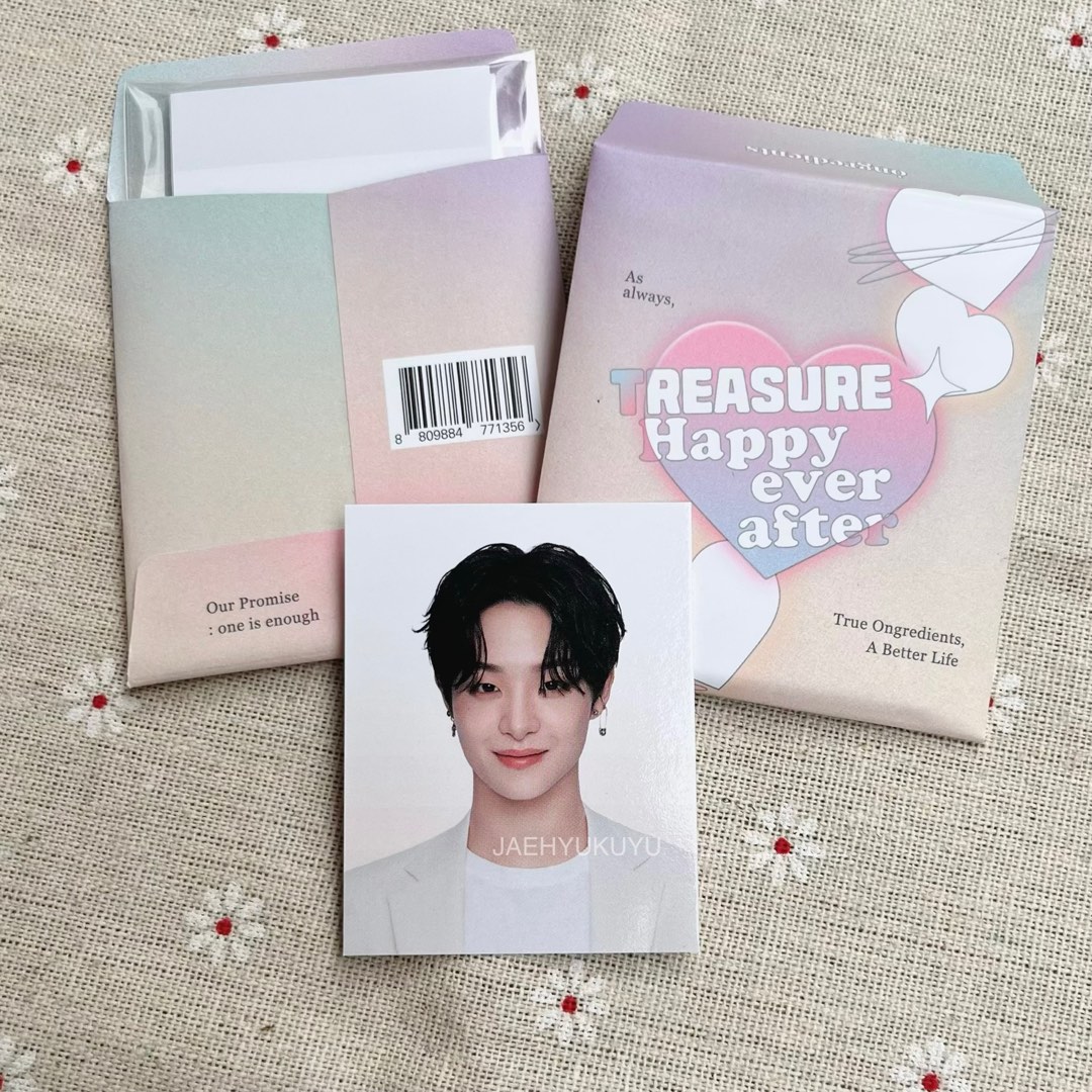 Jihoon Treasure x Ongredients Official ID Photo, Hobbies & Toys ...