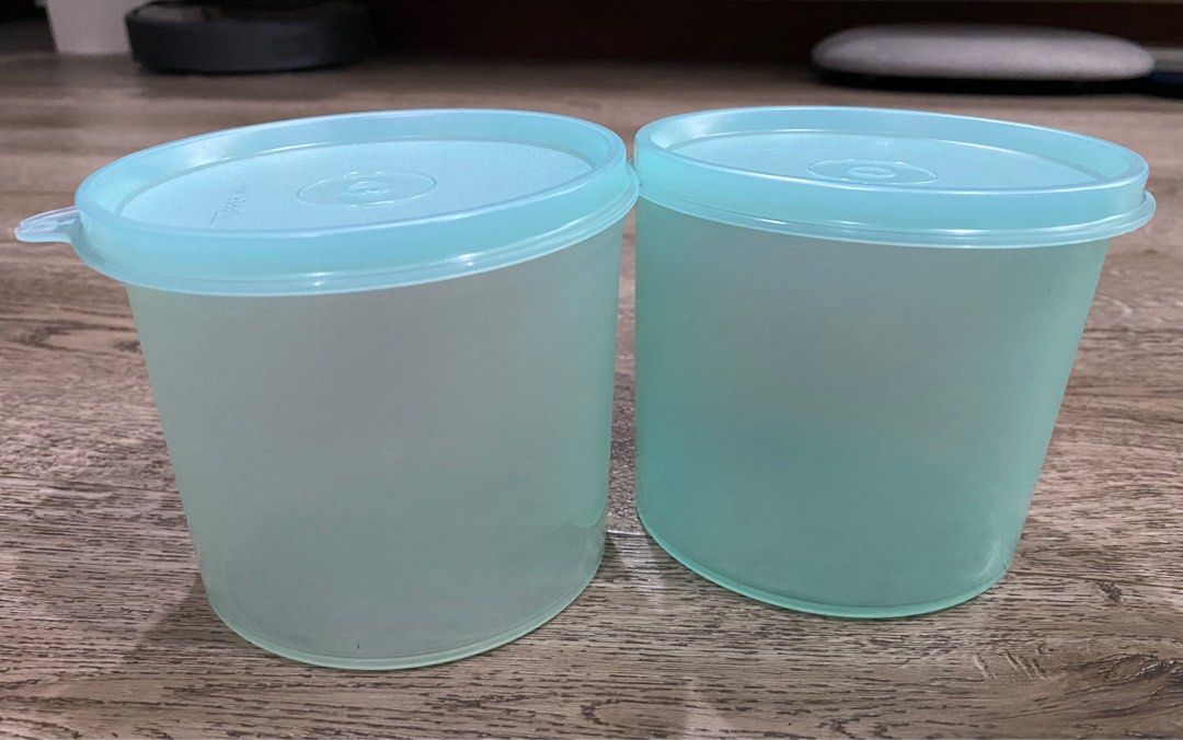 Tupperware round plastic container, Furniture & Home Living ...