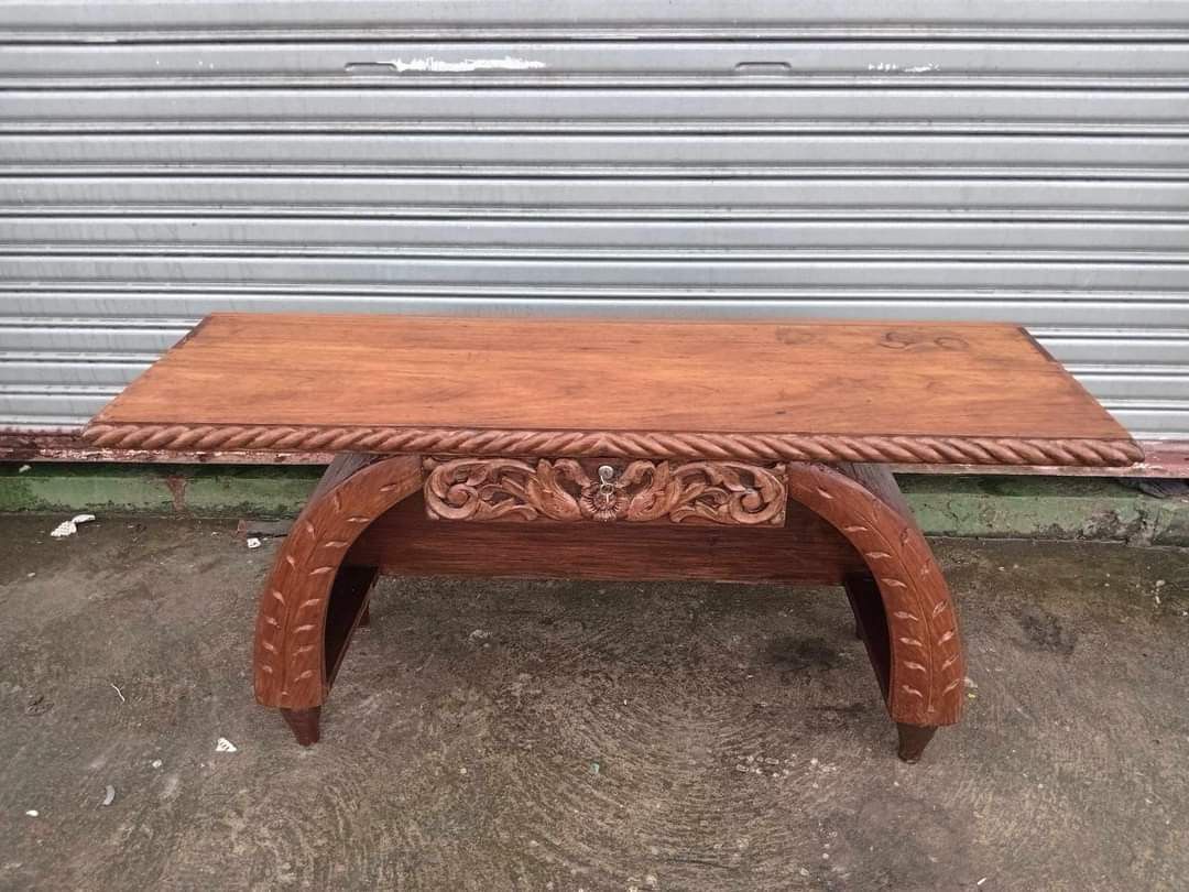 TV Console Table Narra on Carousell