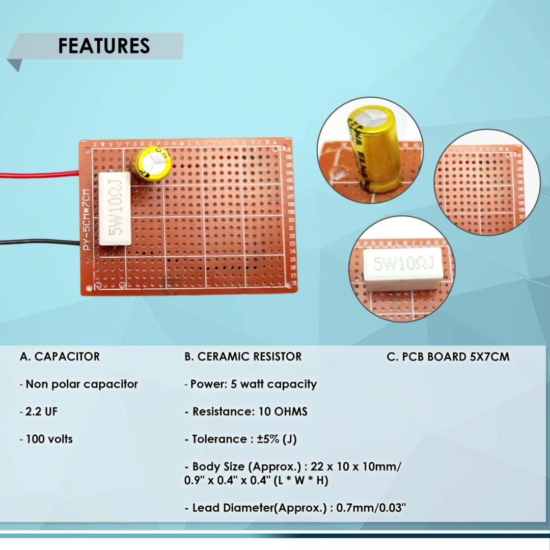 TWEETER PROTECTION WIRING SETUP, SERIES/ PARALLEL CONNECTION, 2.2uF ...