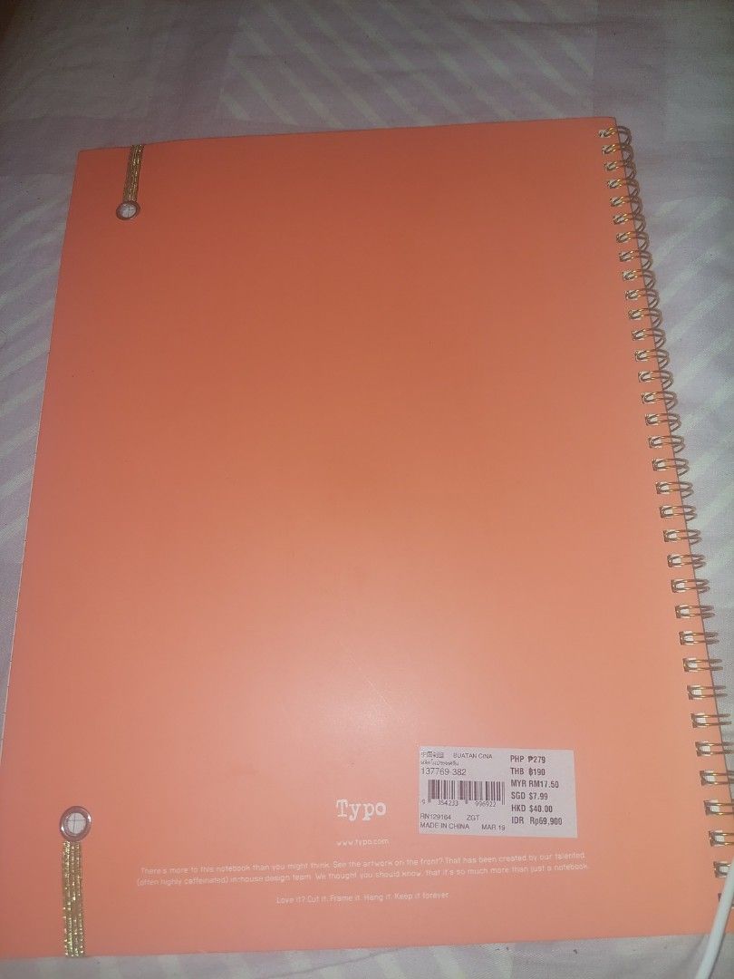 Typo A4 notebook, Hobbies & Toys, Stationery & Craft, Stationery ...