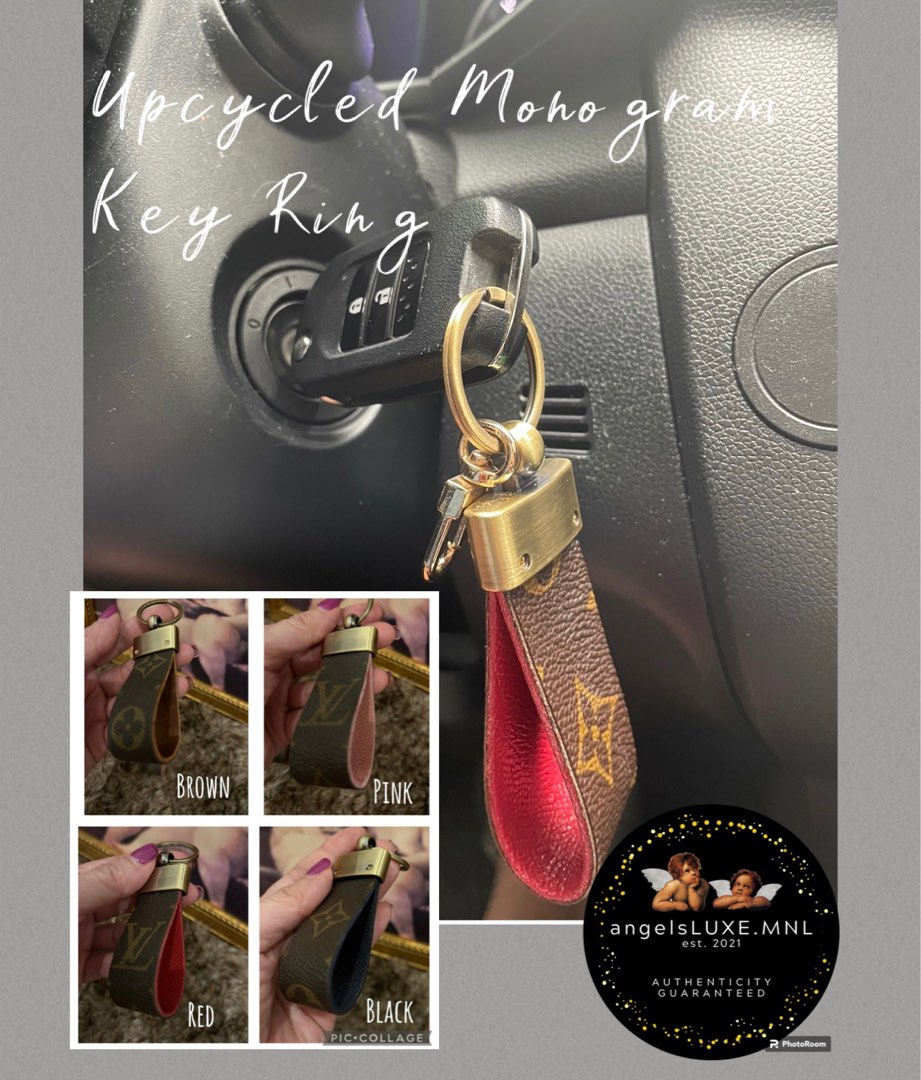 Upcycled Monogram Key Ring, Women's Fashion, Watches & Accessories ...