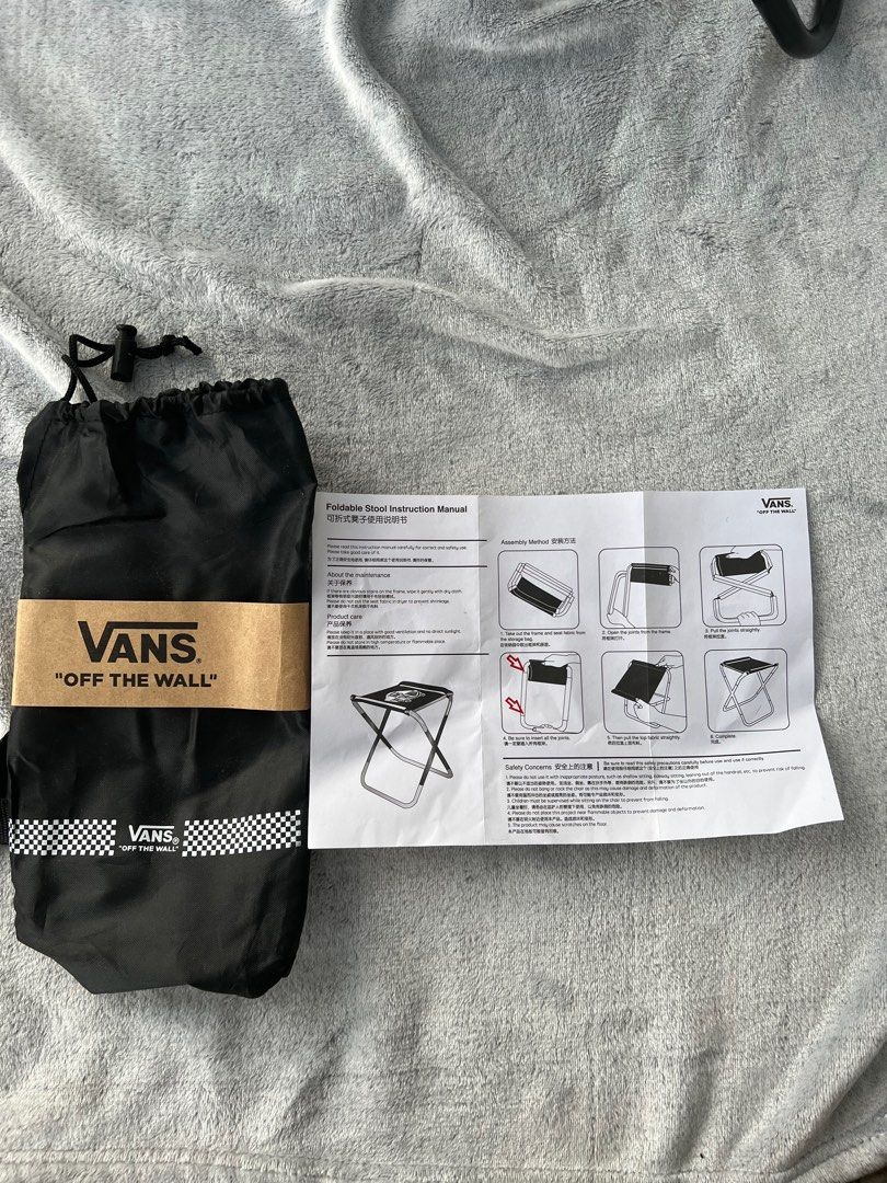 VANS CHAIR/STOOL, Men's Fashion, Activewear on Carousell