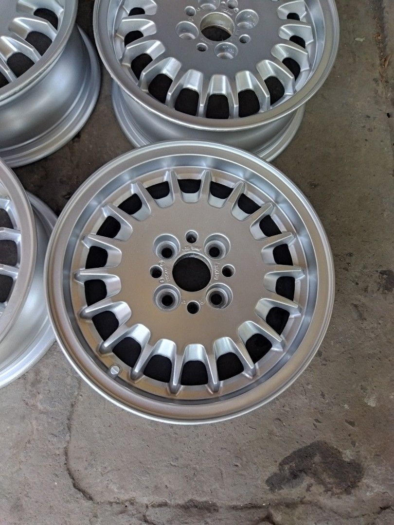 Velg Mobil oem original bmw E30 M40, Aksesoris Mobil di Carousell