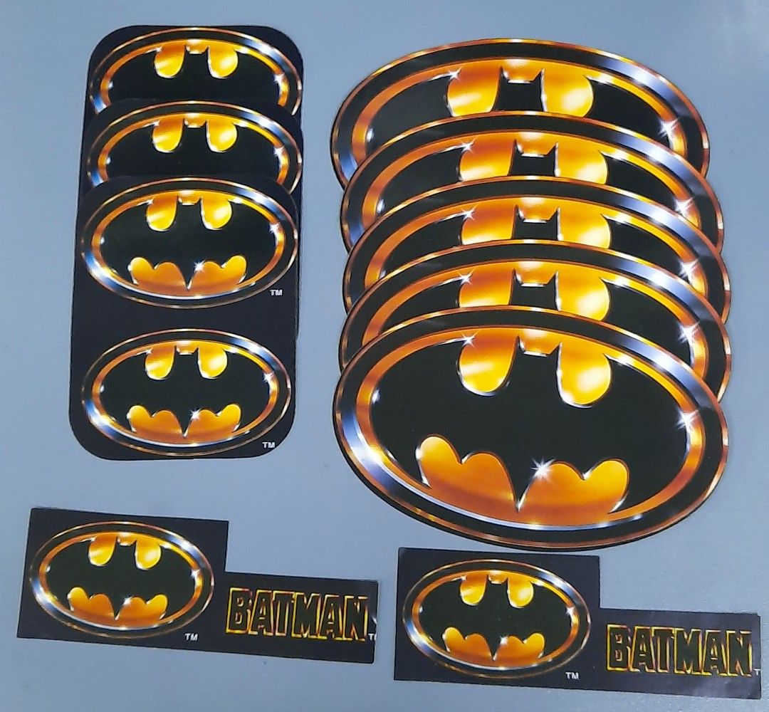 Vintage 1989 batman stickers on Carousell