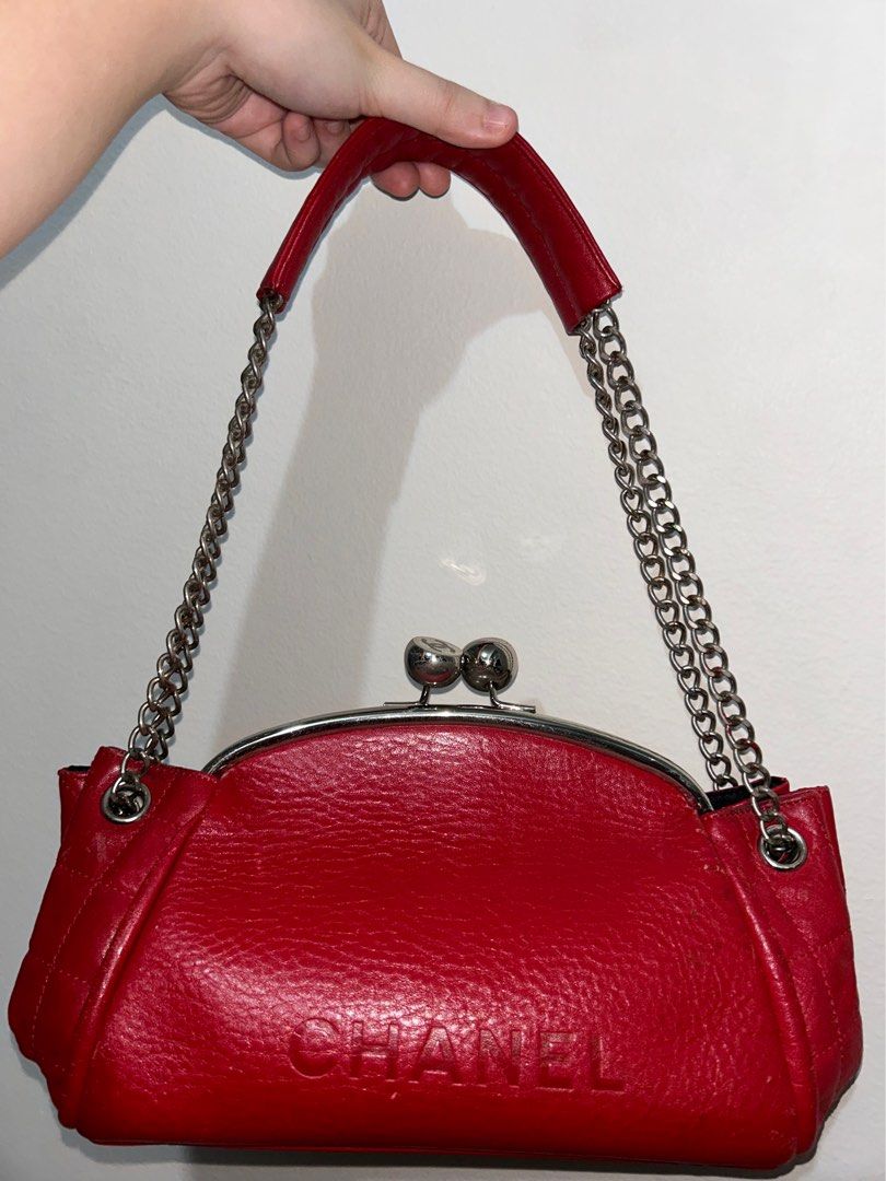 Vintage Chanel Kiss-lock Accordion Bag on Carousell