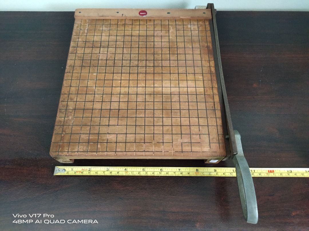 Vintage Guillotine Paper Cutter Board, Hobbies & Toys, Memorabilia ...