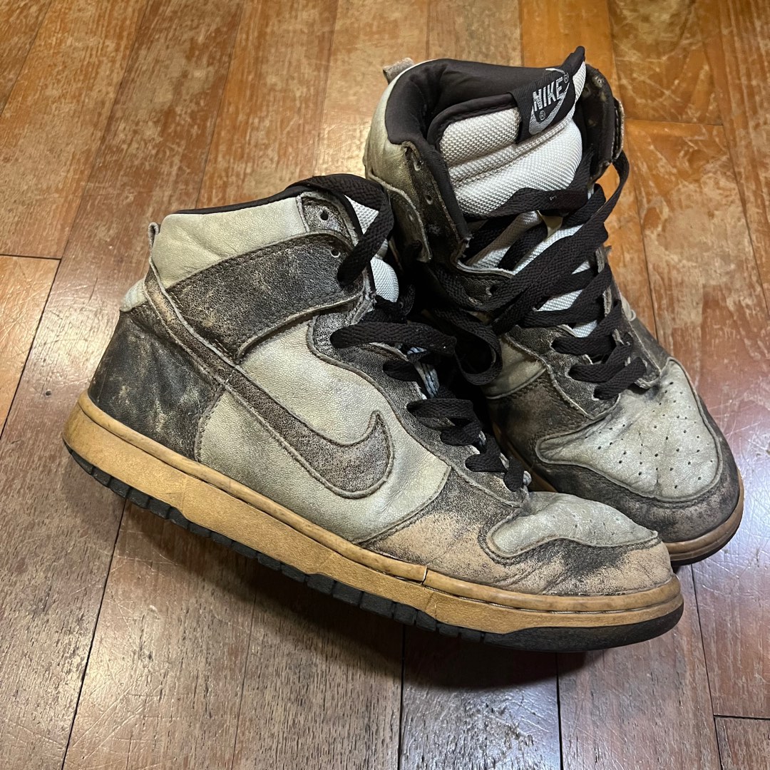 Vintage Nike Dunk High Dirty Pack, Men's Fashion, Footwear, Sneakers on ...