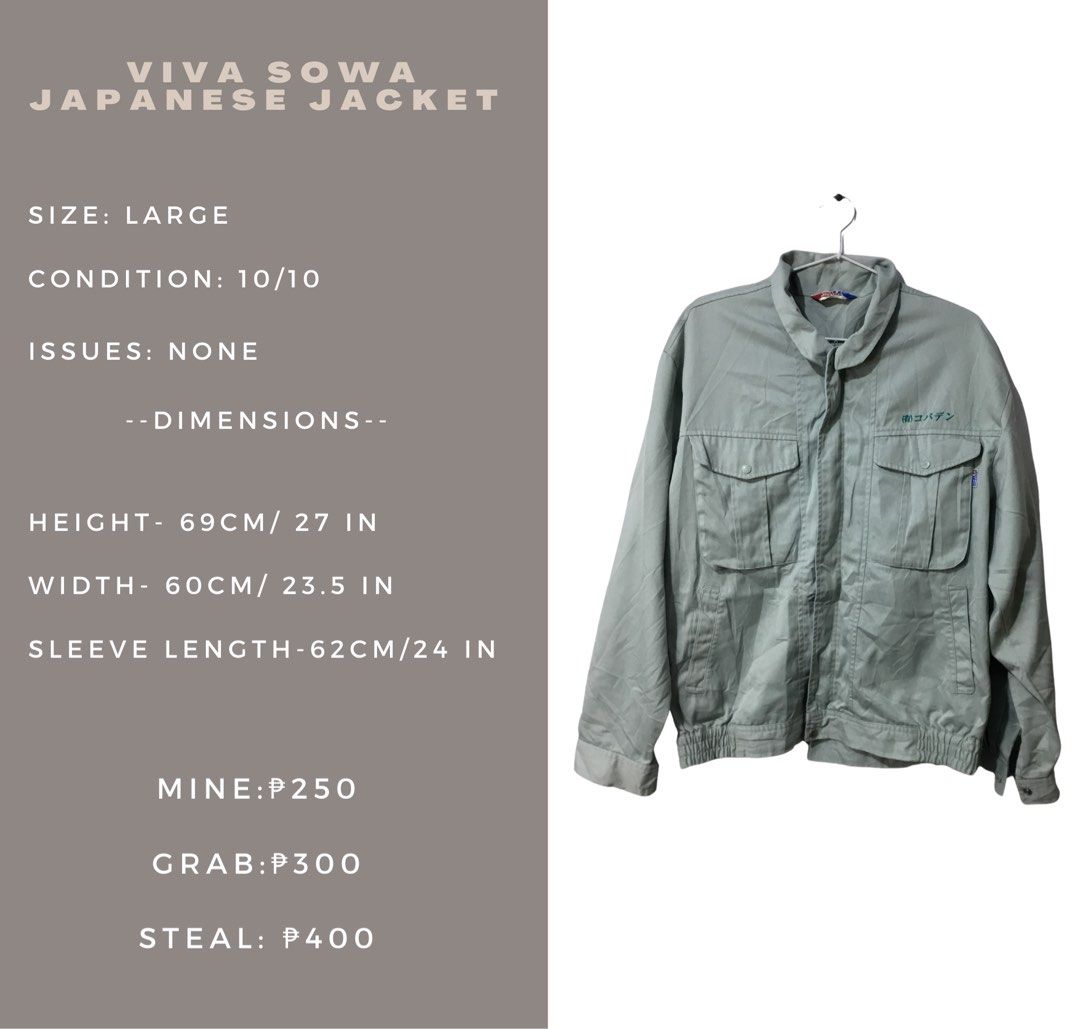 Viva Sowa Japanese Aesthetic Jacket on Carousell