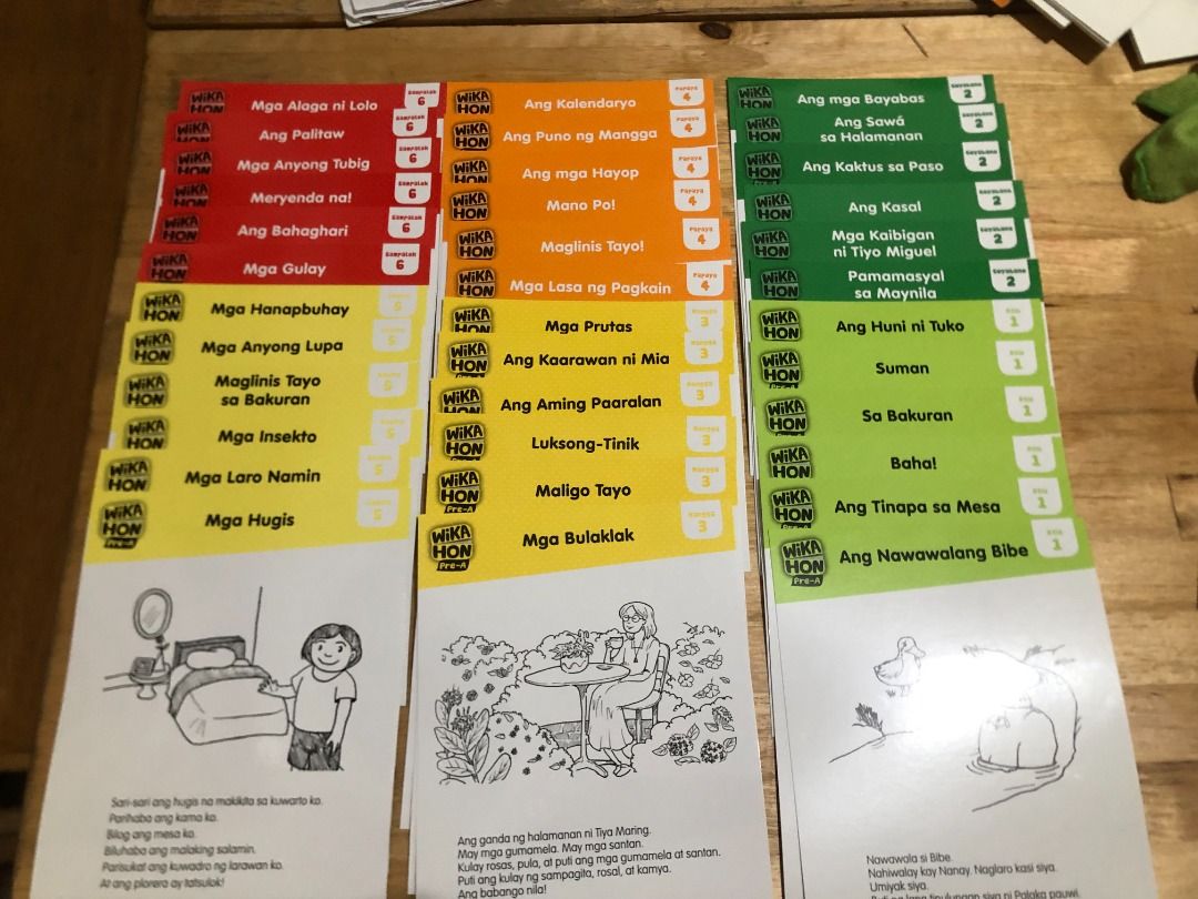 Wikahon Pre-A Individual Sets | Filipino | Adarna House, Hobbies & Toys ...
