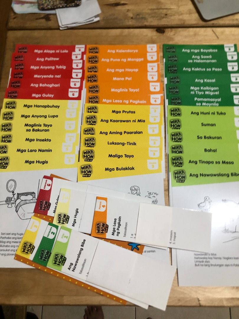 Wikahon Pre-A Individual Sets | Filipino | Adarna House, Hobbies & Toys ...