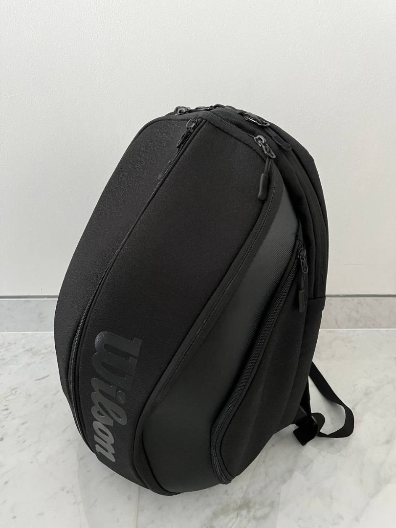 Wilson Roger Federer DNA Tennis Backpack Black, Sports Equipment, Other ...
