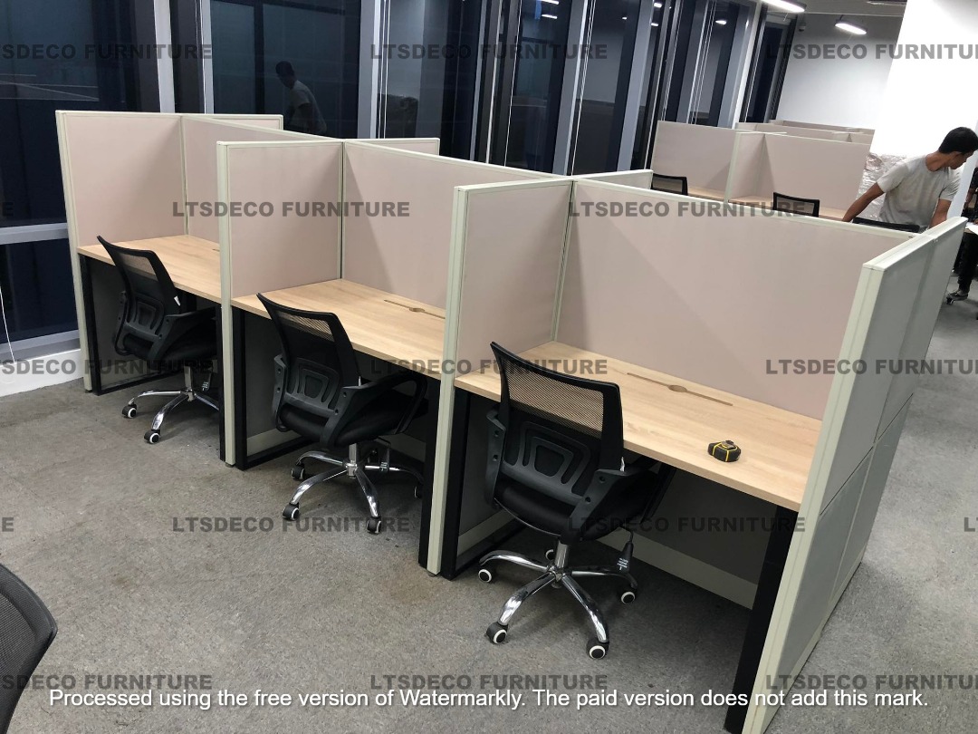 WORKSTATION CUBICLE MODULAR PARTITION OFFICE FURNITURE AND PARTITION on ...
