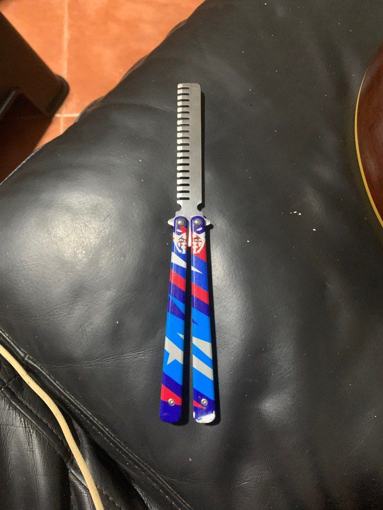 Yoru Valorant Balicomb Balisong Trainer Butterfly Knife, Hobbies & Toys ...