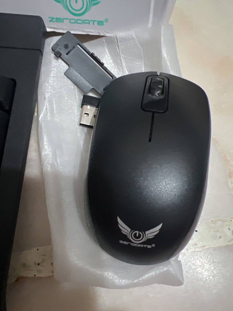 ZERODATE Wireless USB keyboard and mouse, Computers & Tech, Parts ...