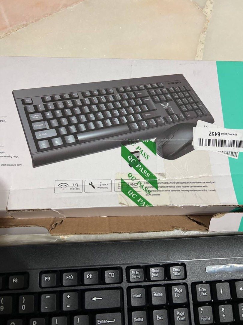 ZERODATE Wireless USB keyboard and mouse, Computers & Tech, Parts ...