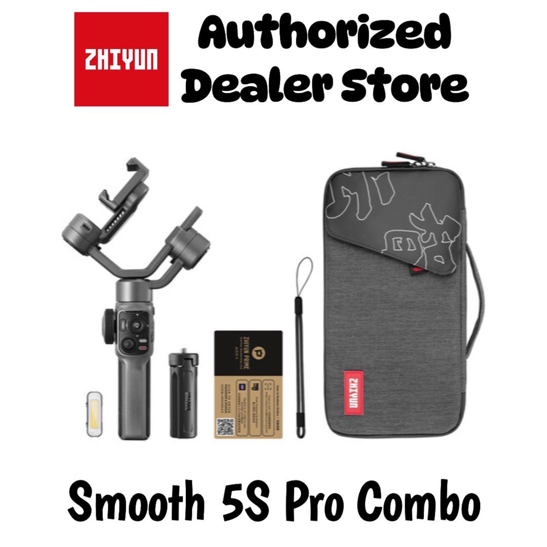 Zhiyun SMOOTH 5S Pro Smartphone Stabilizer Combo, Photography ...