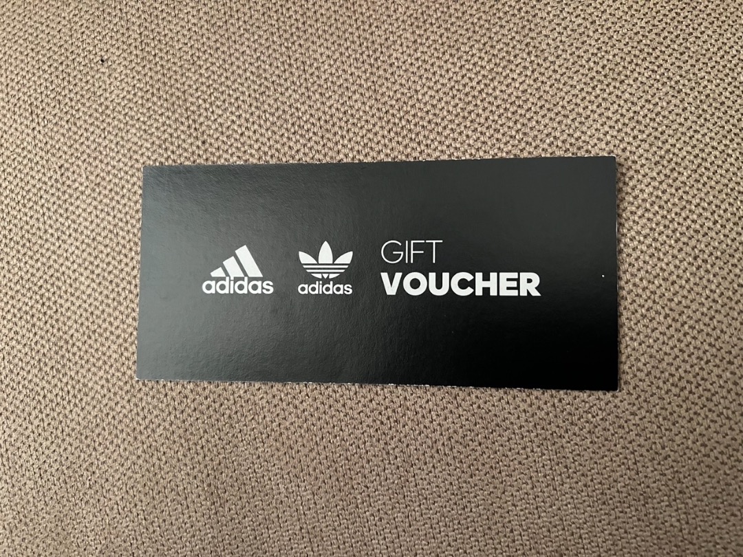 $130 Adidas Vouchers for $110 only. , Tickets & Vouchers, Store Credits ...