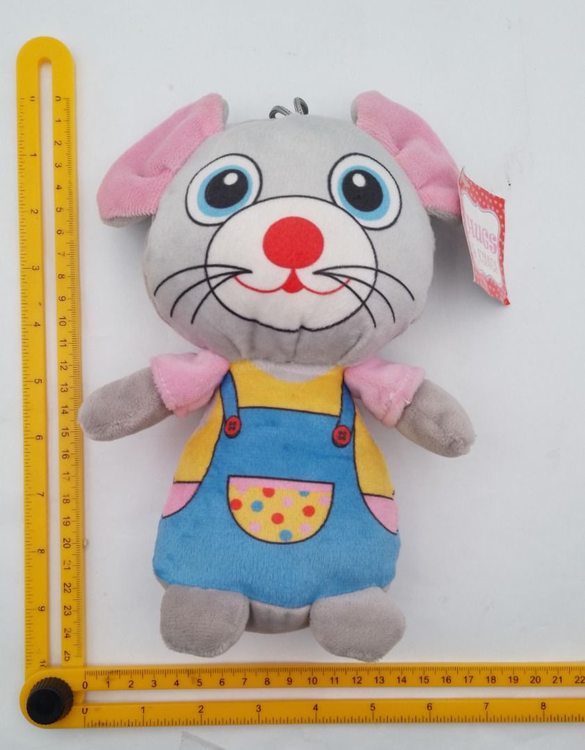 20 CM HUGS and KISSES Mouse Monkey Plush Stuffed Toy Doll Soft Plushie ...