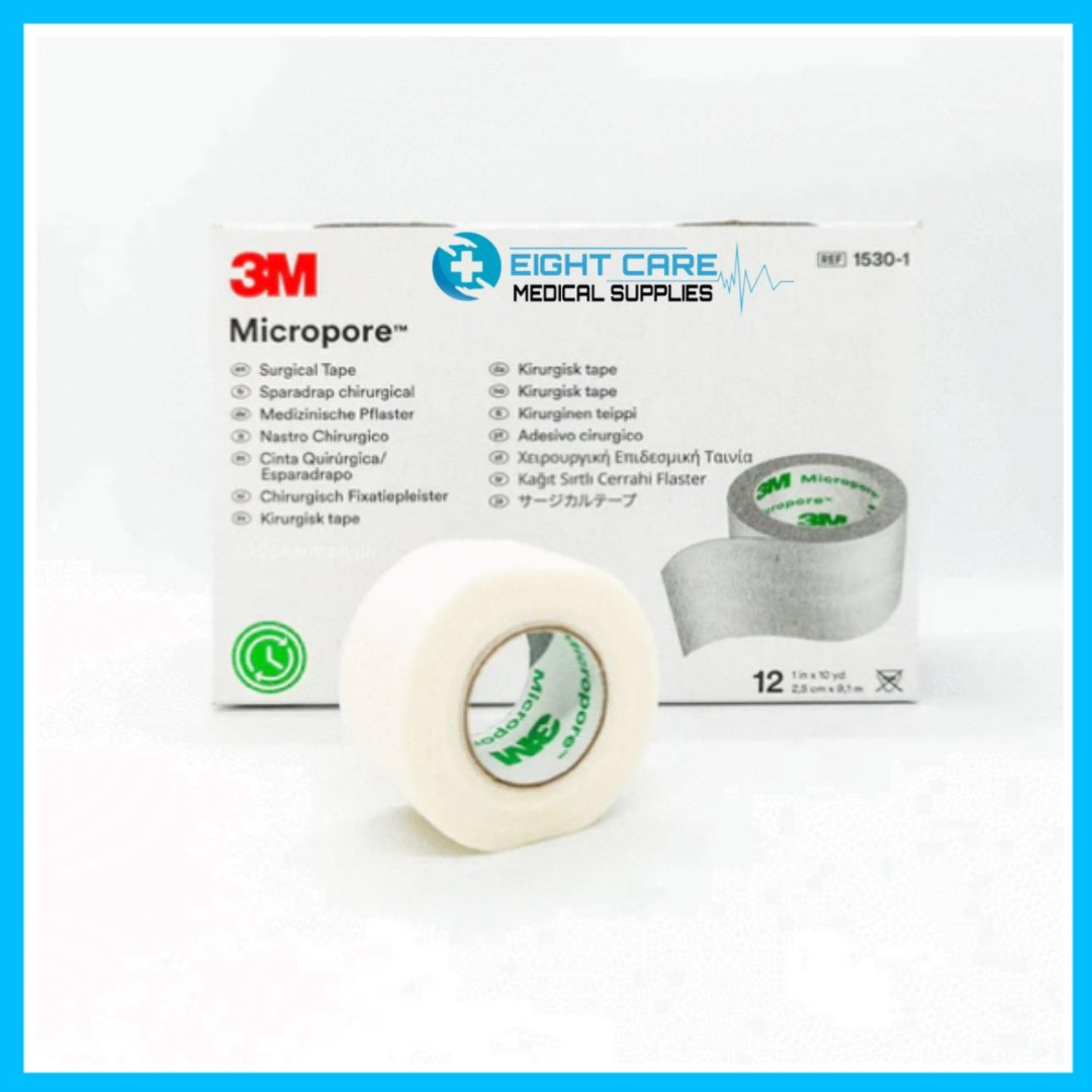 3m Micropore Tape 1inch, Health & Nutrition, Medical Supplies & Tools ...