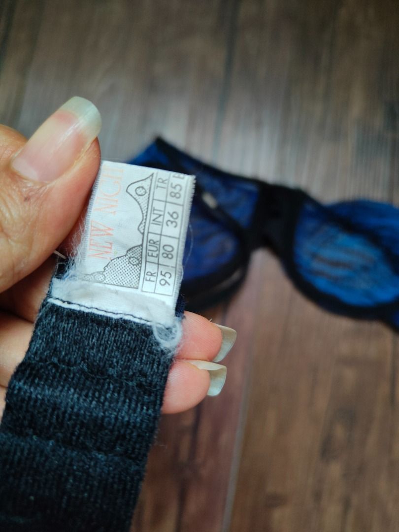 80 Turkish stretch transparent zebra blue colour design bra coli reka ...