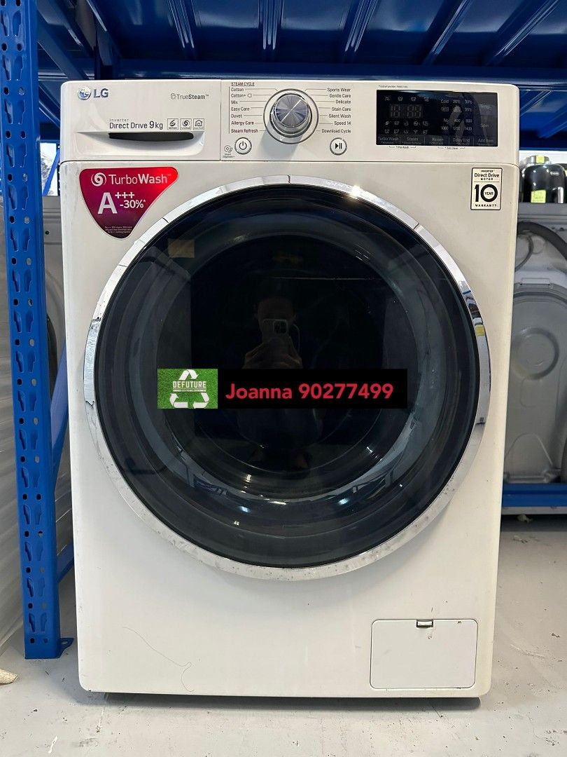🌟9kg🌟LG 9Kg Front Load Washer Machine ( FC1409S2W) /☎️Joanna 90277499 ...