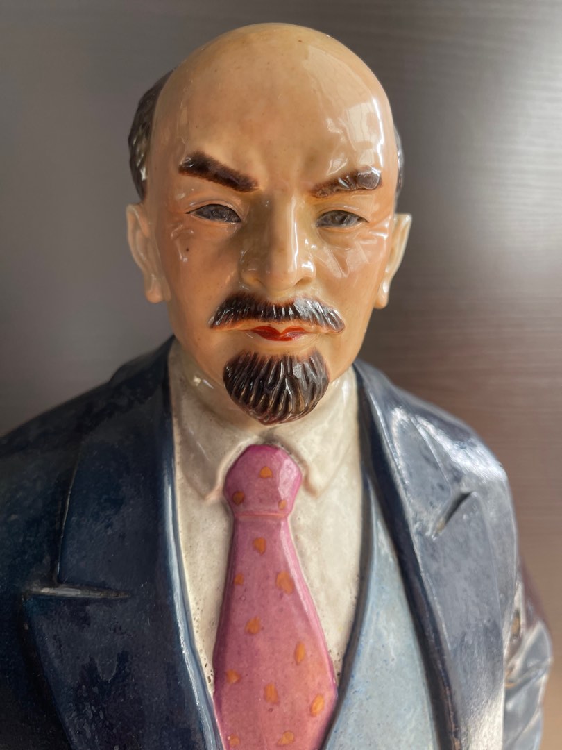 早期中国文革列宁雕塑瓷像 Vintage China Porcelain Statue of Lenin, Hobbies & Toys ...