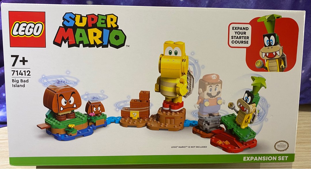 全新 現貨 LEGO Super Mario 71412 Big Bad Island Expansion Set 大壞蛋島擴充版, 興趣及 ...