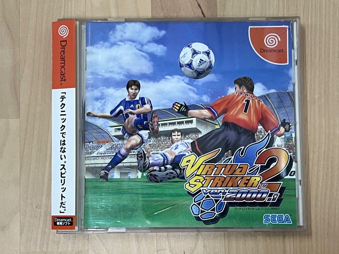 日版 DC SEGA DREAMCAST VIRTUA STRIKER 2 VER 2000 街機移植實況立體足球 對決隱藏球隊世嘉明星隊 ...