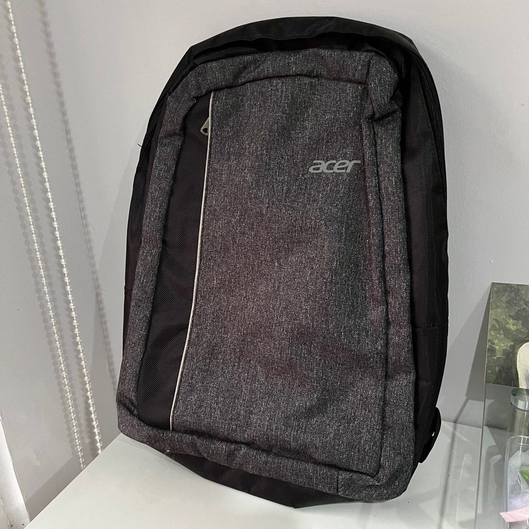 ACER Black Backpack, Men's Fashion, Bags, Backpacks on Carousell