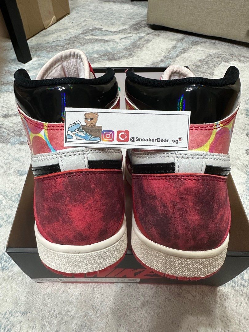 Us8 BNDS Jordan 1 Low SpiderVerse, Men's Fashion, Footwear, Sneakers on ...