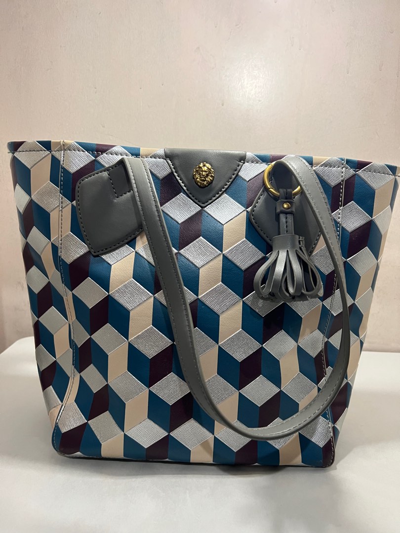 Anne Klein Tri-color hand bag on Carousell