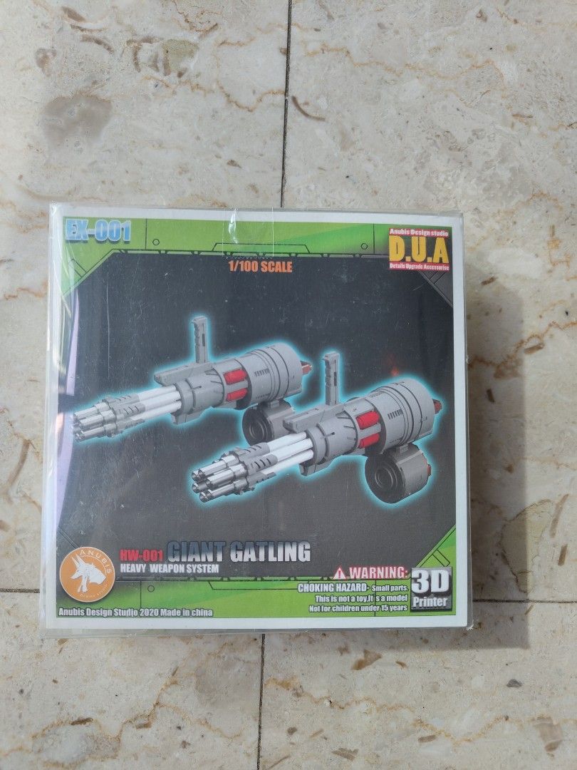 Anubis Detail Upgrade Accessory - Gattling Gun For 1:100 MG Gundam ...