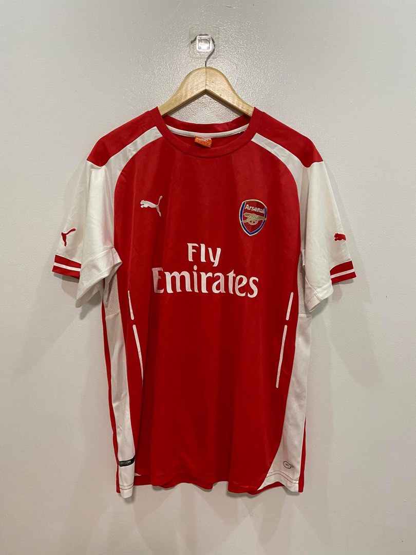 Arsenal Fly Emirates Football Jersey by Puma, Men's Fashion, Tops ...