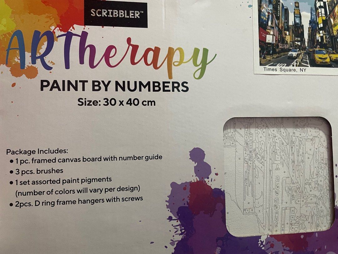 ARTherapy - Paint by numbers, Hobbies & Toys, Stationary & Craft, Art ...