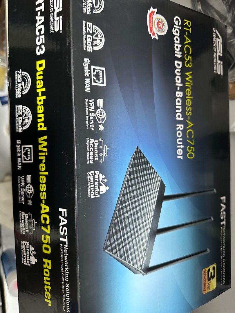 ASUS RT-AC53 Wireless Router, Computers & Tech, Parts & Accessories ...