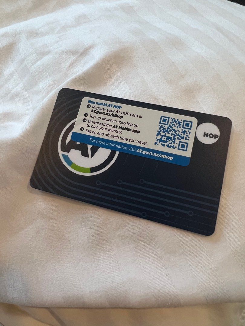 Auckland AT Hop Card NZD$5 Value x1, Tickets & Vouchers, Local ...