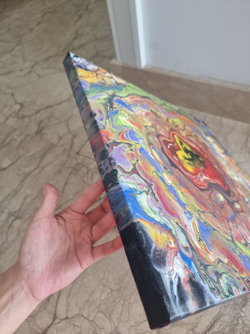 AUSTRALIAN ABORIGINAL RING POUR ART ARTWORK on Carousell