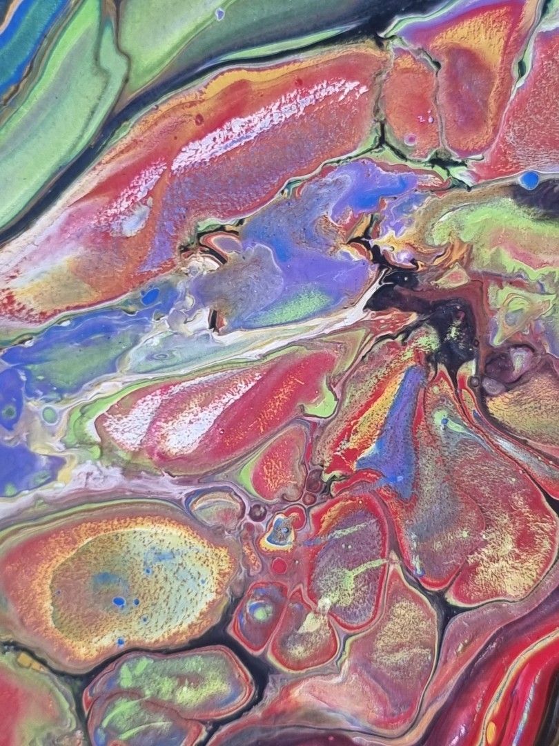 AUSTRALIAN ABORIGINAL RING POUR ART ARTWORK on Carousell