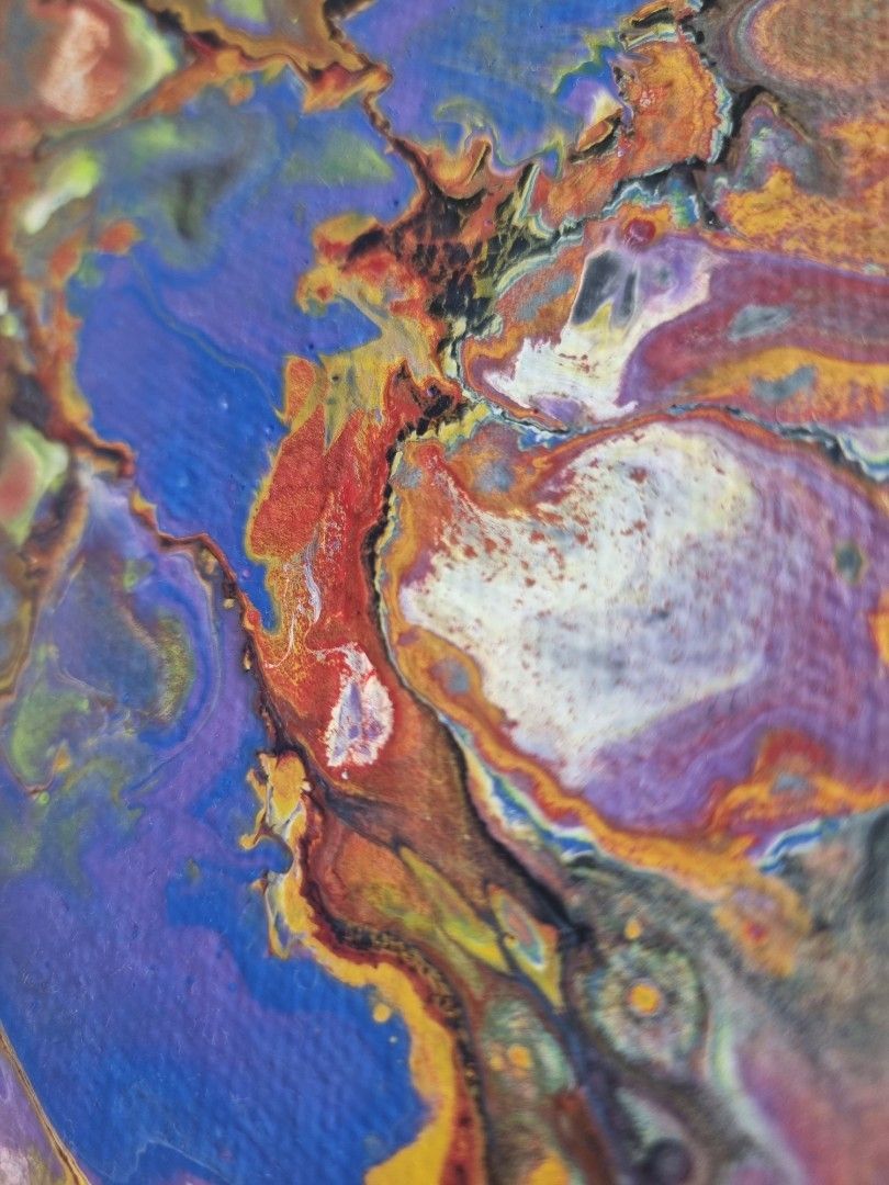 AUSTRALIAN ABORIGINAL RING POUR ART ARTWORK on Carousell