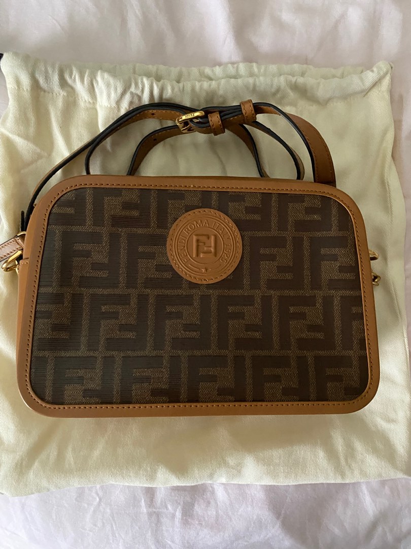 AUTHENTIC Fendi Camera Bag in Caramel on Carousell