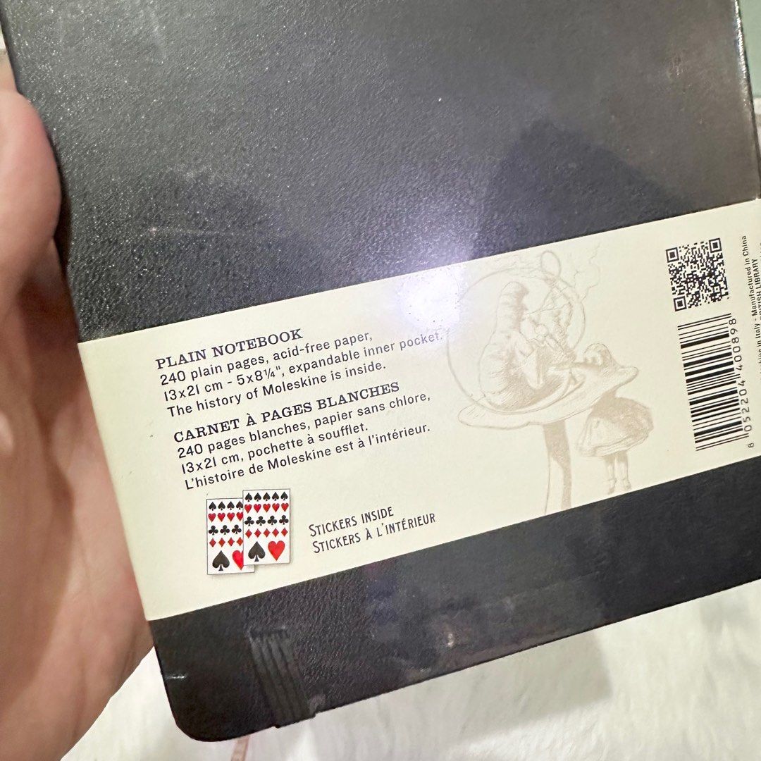 [Authentic] Moleskine Alice in the Wonderland Notebook, Hobbies & Toys, Stationary & Craft ...